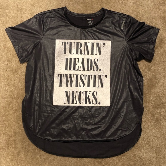 Reebok | Tops | Reebok Turnin Heads Twistin Necks Top | Poshmark